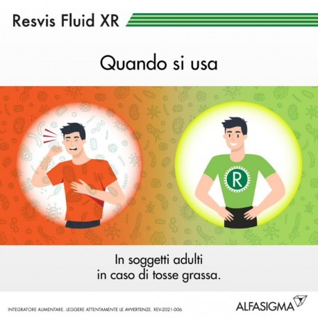 RESVIS FLUID XR FLUIDIFICANTE TOSSE GRASSA 12 BST | Linfafarmacie.it