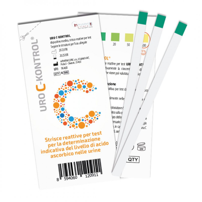 LIPO C ASKOR FORTE VITAMINA C CON STRISCE REAGENTI INCLUSE 120 CPS | Linfafarmacie.it